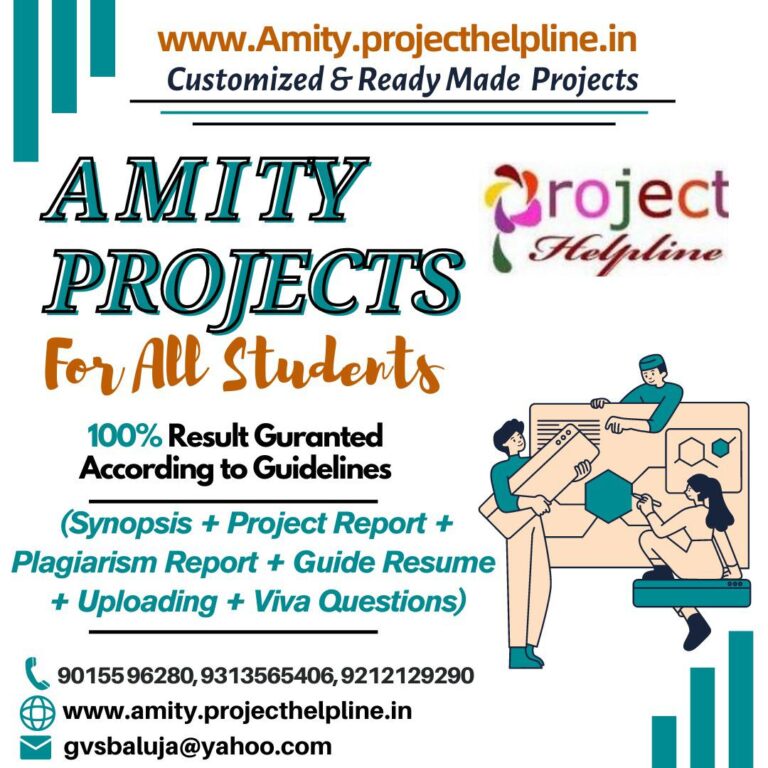 Excelling in Your Final Year Project at Amity University with ...